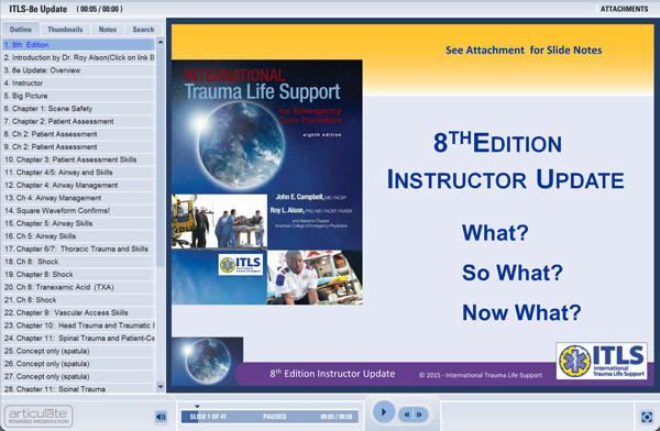 Instructor Update Online - ITLS